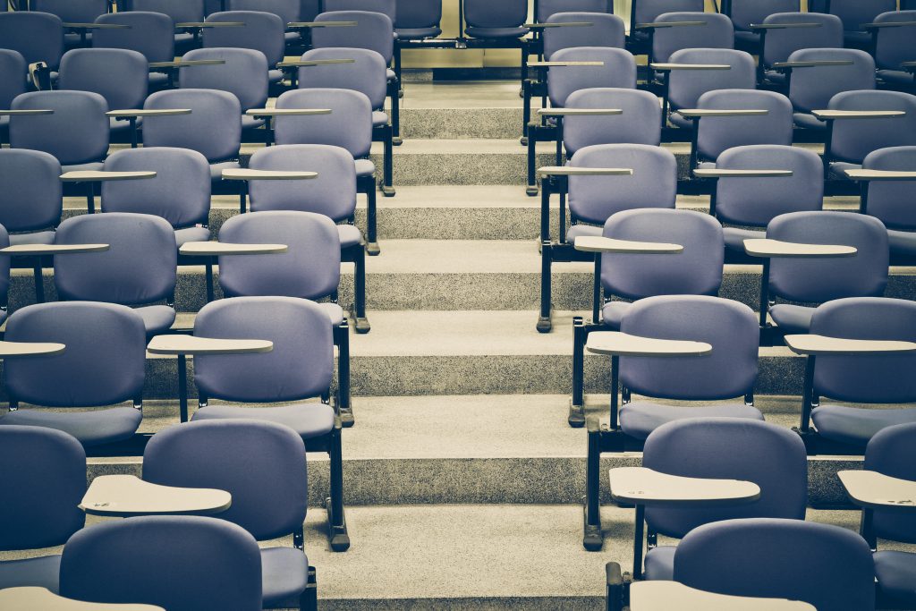 empty classroom shutterstock_267441548 - Galaxy Medical College